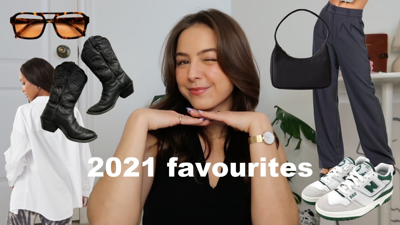 my most worn clothing (and accessories) of 2021 - YouTube