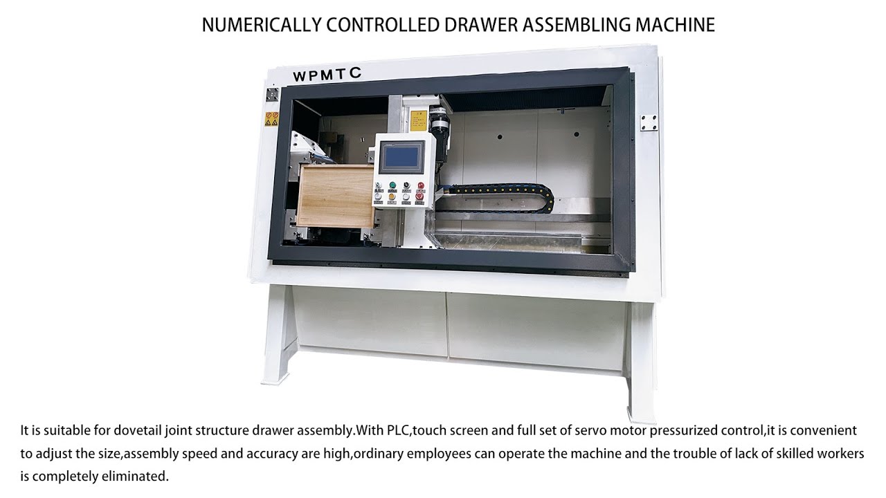 NUMERICALLY CONTROLLED DRAWER ASSEMBLING MACHINE - YouTube