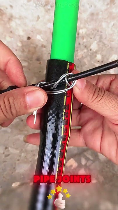 Quick techniques for binding water pipe joints - YouTube
