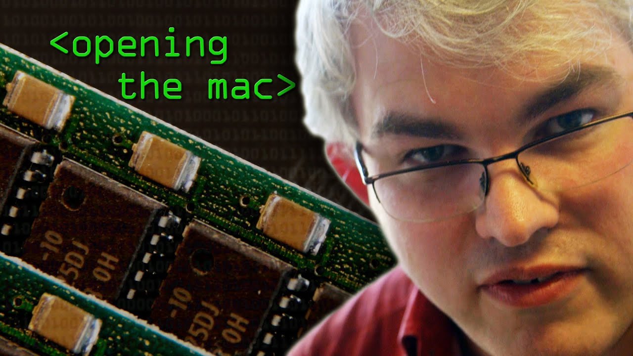 Opening up the 30yr old Mac - Computerphile - YouTube