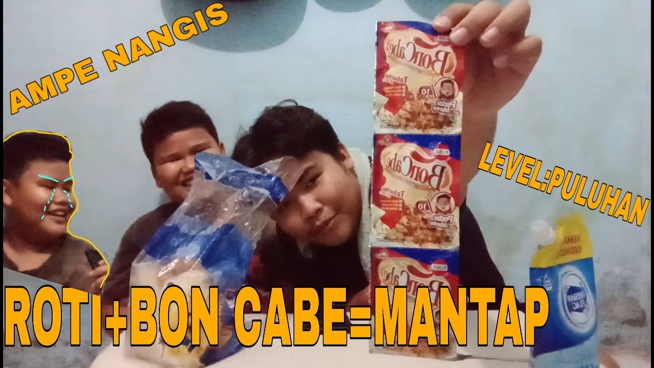 NYOBAIN MAKAN ROTI PAKE BON CABE LEVEL PULUHAN,(ROTI+BON CABE=MANTAP ...