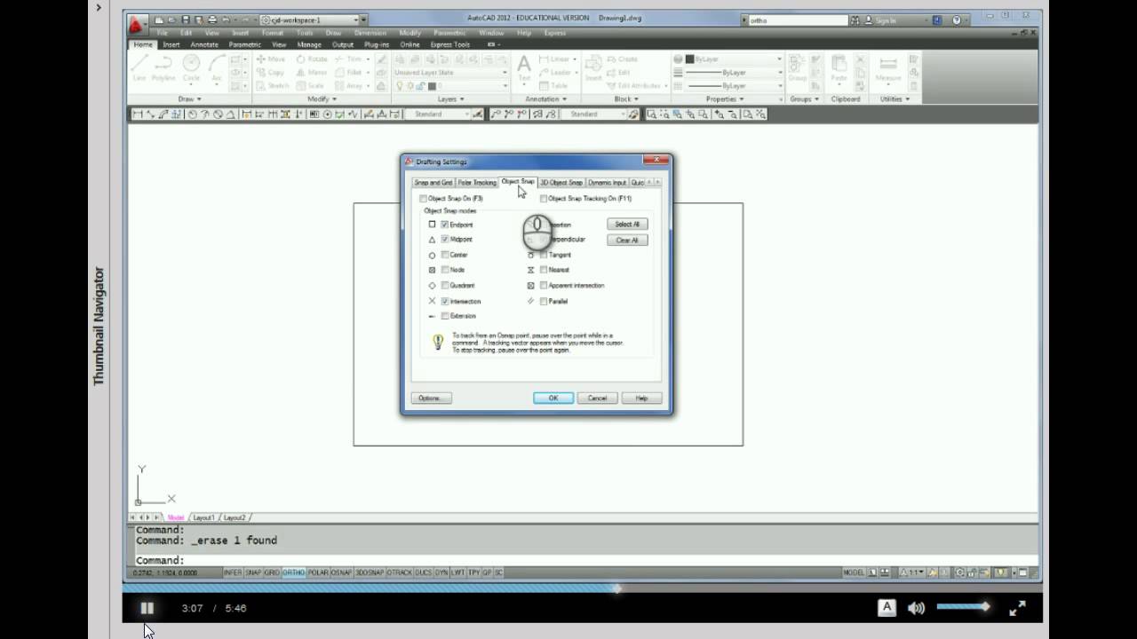Autocad - Linear Dimensions #6 - YouTube