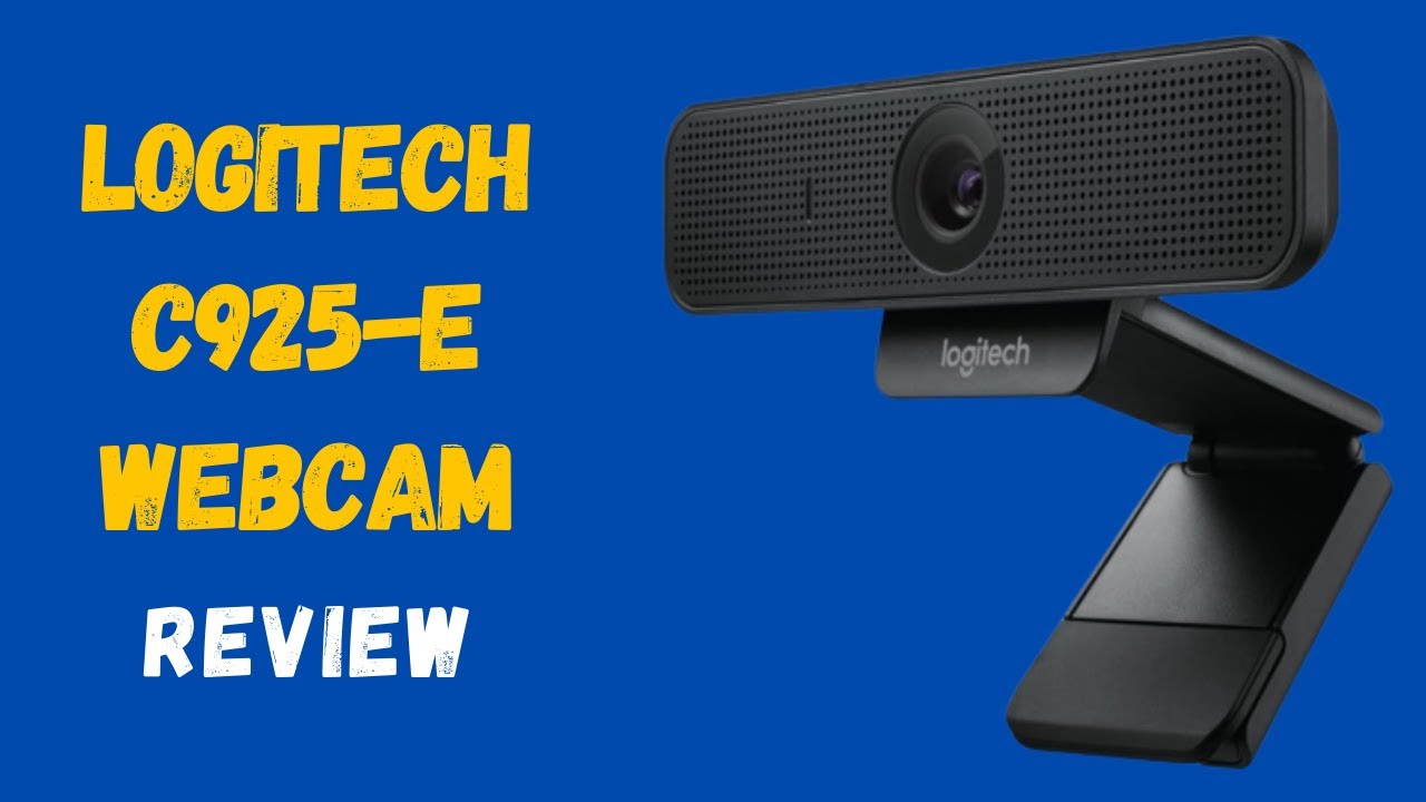 Crystal Clear Video: Logitech C925-E Webcam Review - YouTube