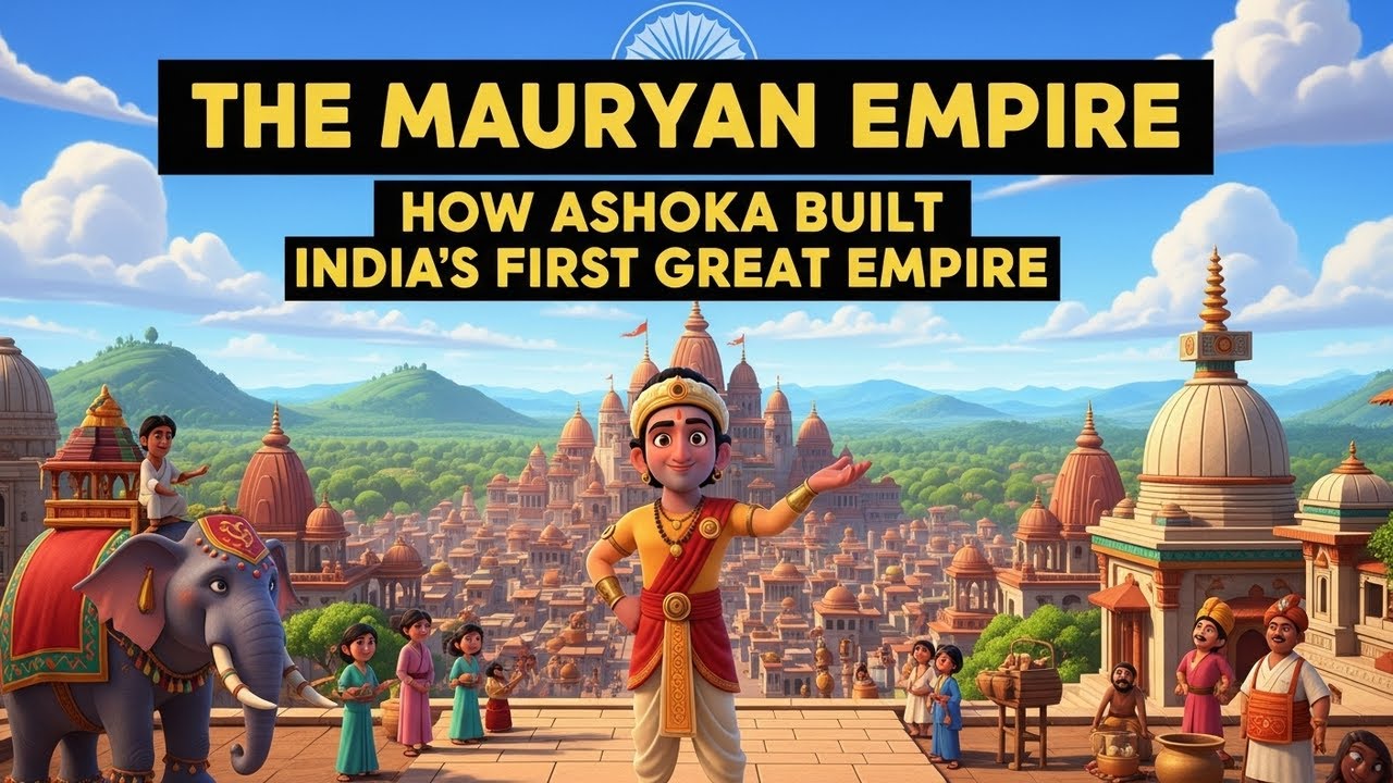 The Mauryan Empire How Ashoka Built Indias First Great Empire - YouTube