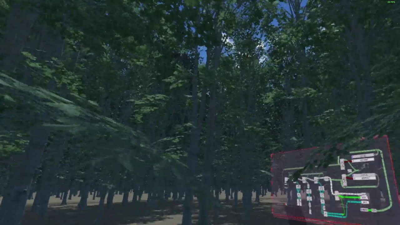 NeosVR | 16k Trees custom LOD System Test - YouTube