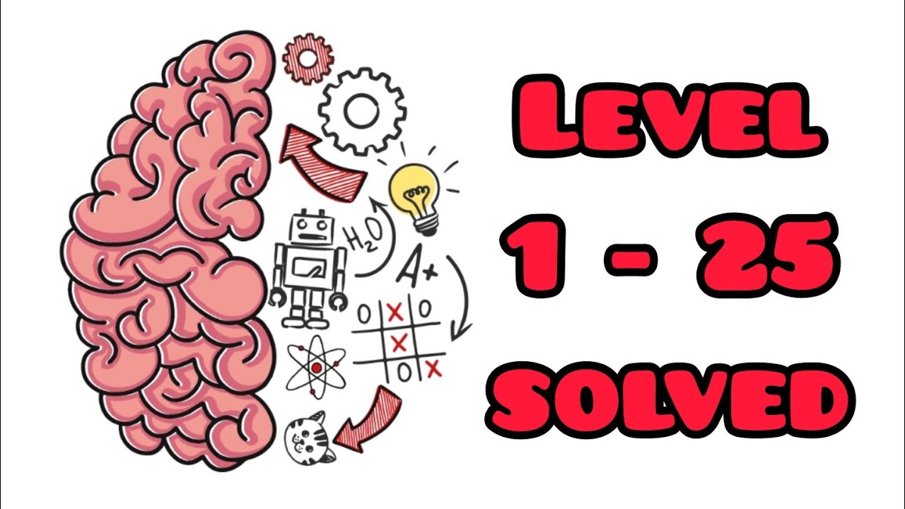 First 25 levels of Brain test solved! (part 1) #braintest - YouTube