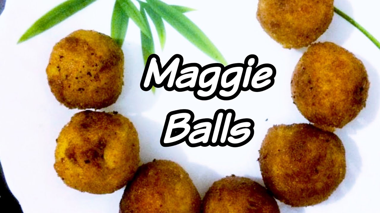 Maggie Balls 😋 Easy snack recipe - YouTube