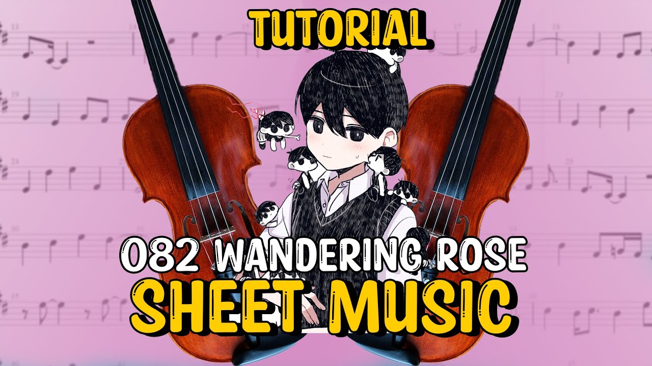 OMORI OST 082 Wandering Rose Violin Partitura Sheet Music - YouTube