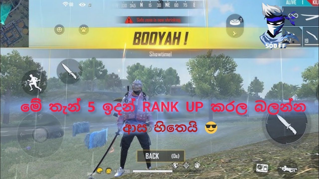 TOP 5 PLACES IN FREE FIRE RANK UP SINHALA😱 #freefire #rankup #gaming ...