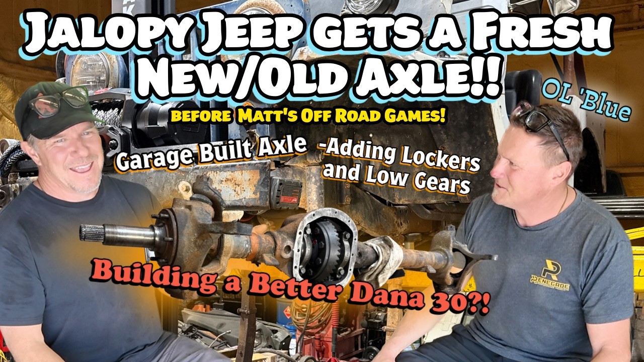 Dirt Daily. Suburban Garage Axle Rebuild for the Jalopy Jeep - YouTube
