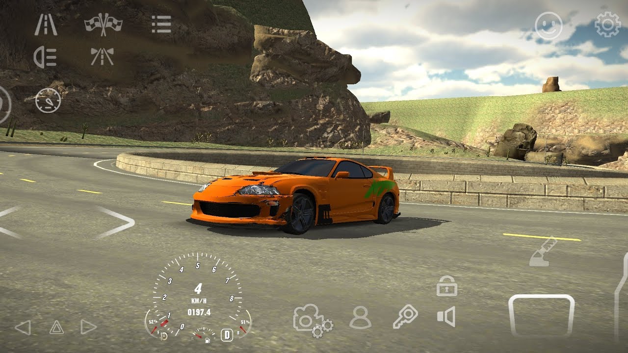 SUPRA MK4 CRASH And headlight Damaged In Car Parking Multiplayer - YouTube