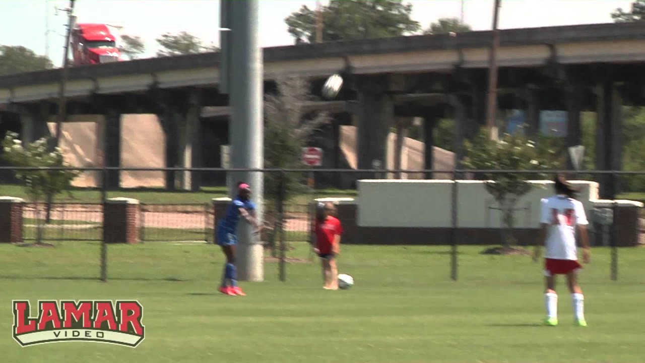 Women's Soccer Ties HBU 1-1 - YouTube
