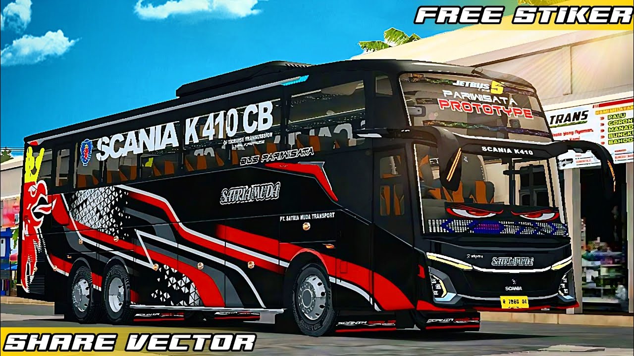 SHARE‼️ VECTOR LIVERY SATRIA MUDA PROTOTYPE + FREE PPL&STIKER - YouTube