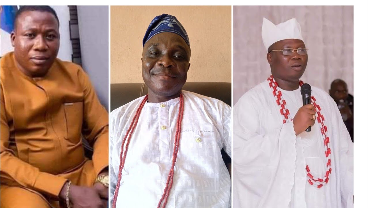 Ija Iba Gani Adams ati Oloye Sunday Igboho Aare egbe Isokan Yoruba tu ...