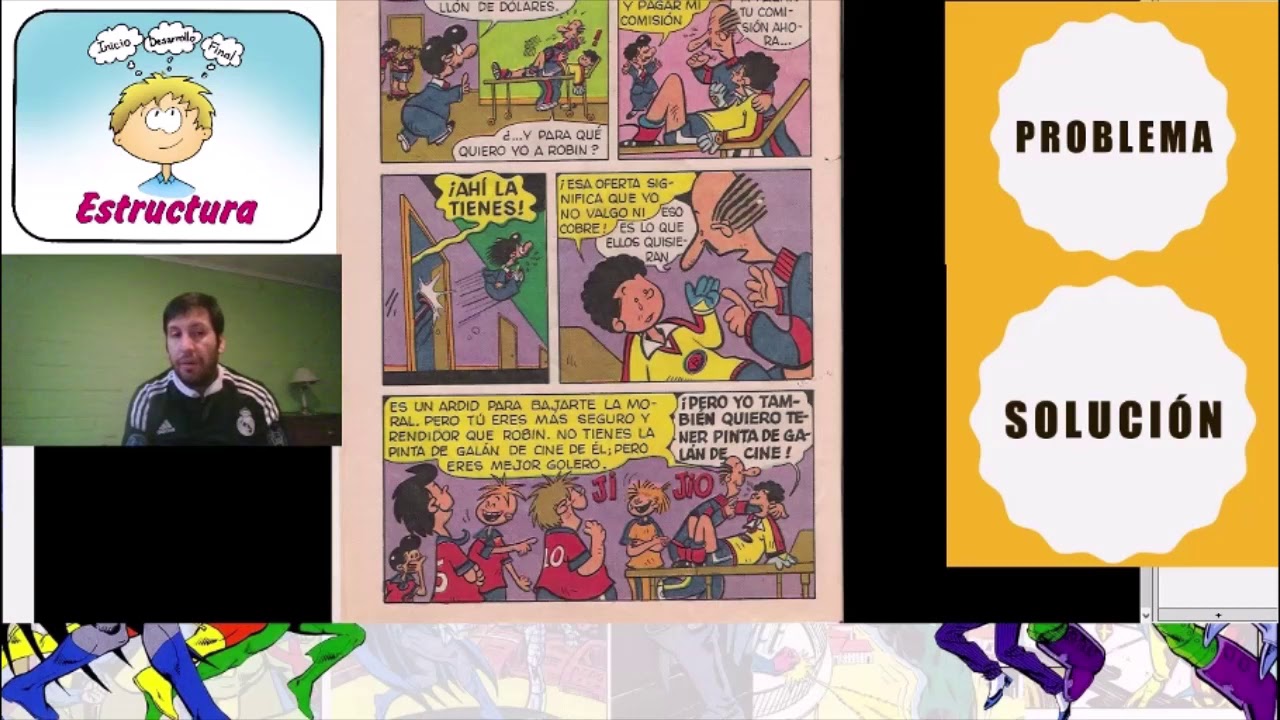 Lenguaje: "Lectura de cómics reconociendo problema y solución". Tercero ...