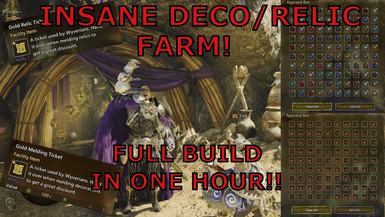 [MONSTER HUNTER: WILDS] Deco Farm In-Depth Guide! Broken and Easy Decos ...