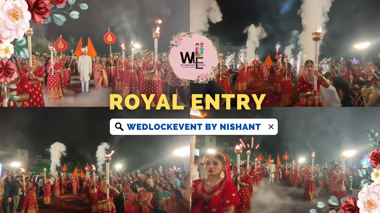 ROYAL BRIDE & GROOM ENTRY | WEDDING ENTRY | VERMALA |VARANASI ...