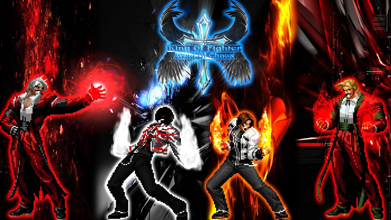 [KOF WOC] Kyo & Orochi Kyo VS Rugal & God Rugal[Stages Links] - YouTube
