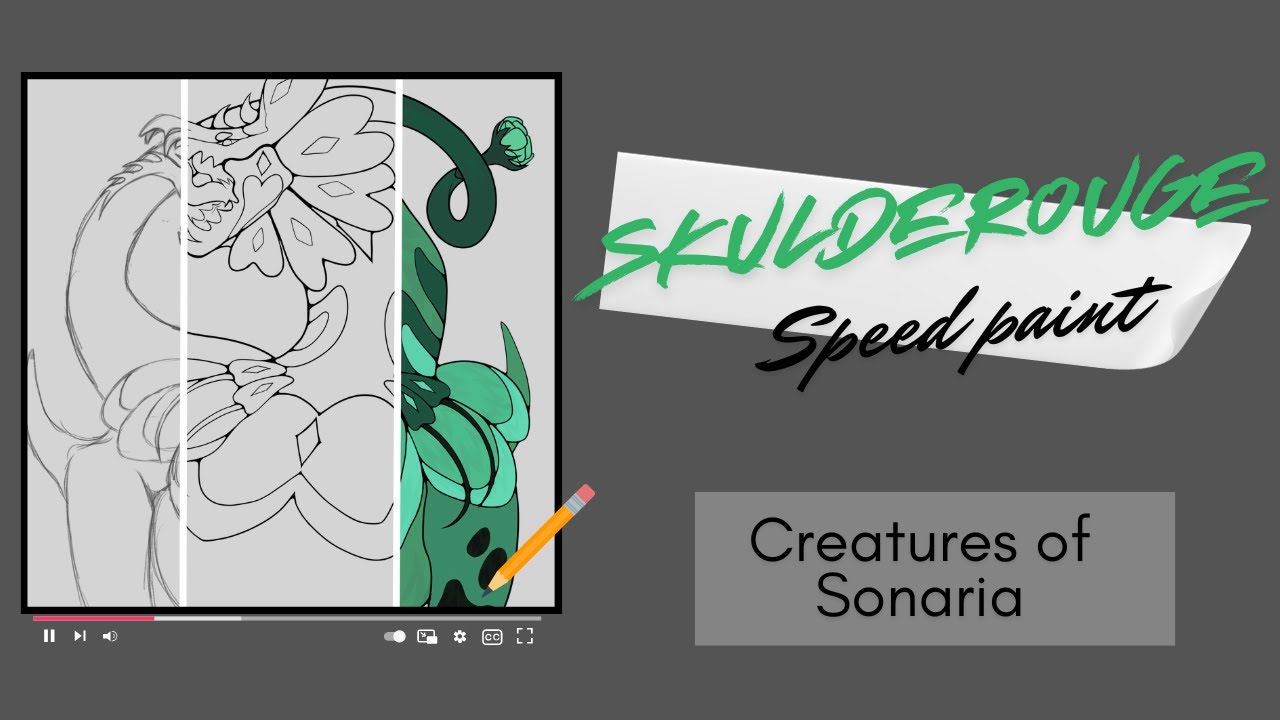Skulderouge Speedpaint I Creatures of Sonaria - YouTube