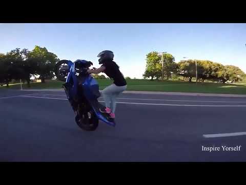Bikini girls riding motorcycle l HOT 18+
