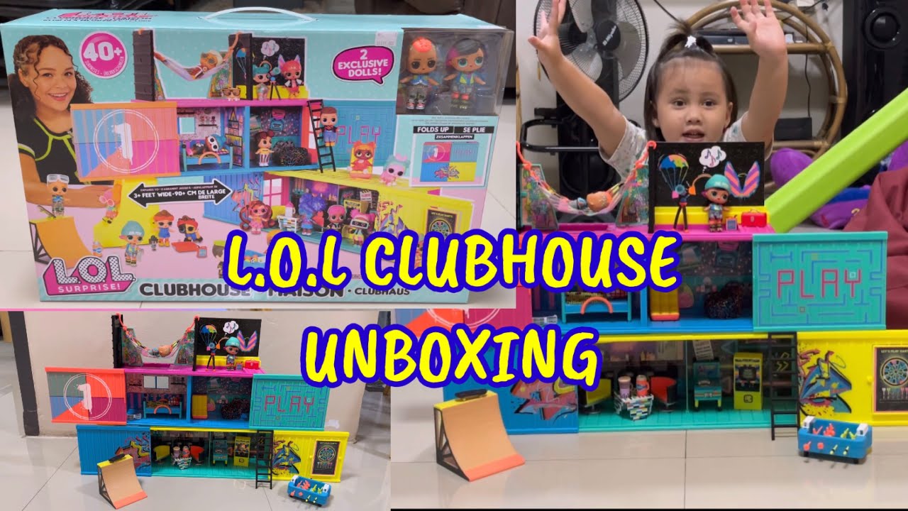 L.O.L SURPRISE CLUBHOUSE || UNBOXING Rumah LOL - YouTube