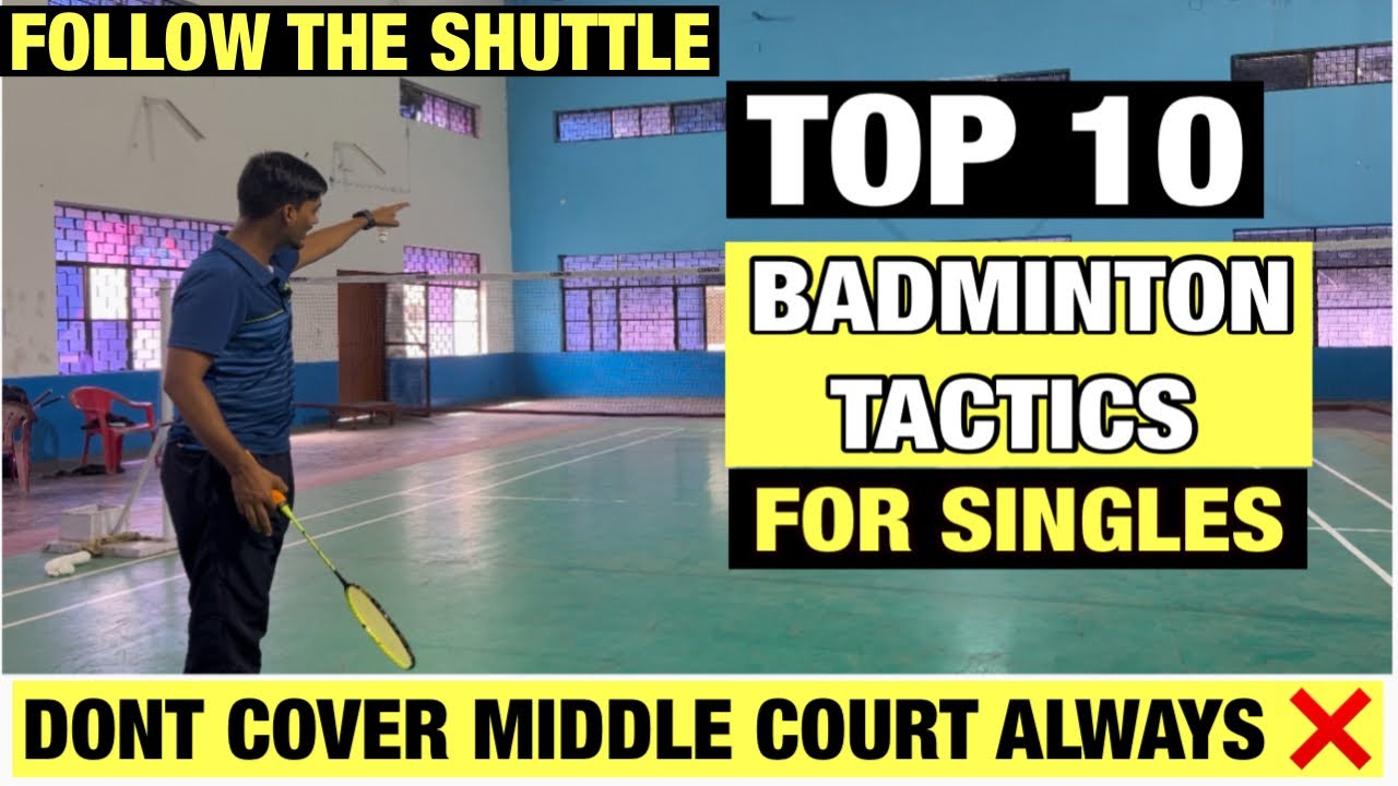 FOLLOW THE SHUTTLE WHEN YOU HIT SMASH || BADMINTON TACTICS #3 # ...