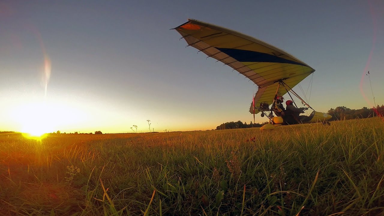 Moto-deltaplaan Koigi Lennuväljal - YouTube