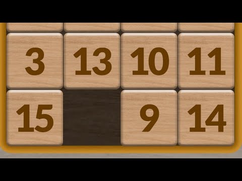 live! SLIDING NUMBERS PUZZLE 4X4 I ONLINE GAME I SATISFYING GAME - YouTube