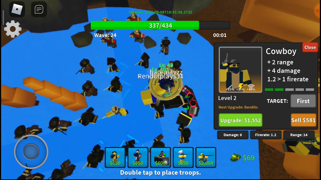 outlaw and cowboy only (with buff) |TDS experiment #2 - YouTube