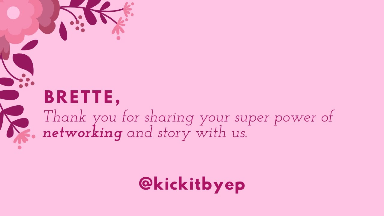 Lunchtime Conversation with Brette Sadler - YouTube