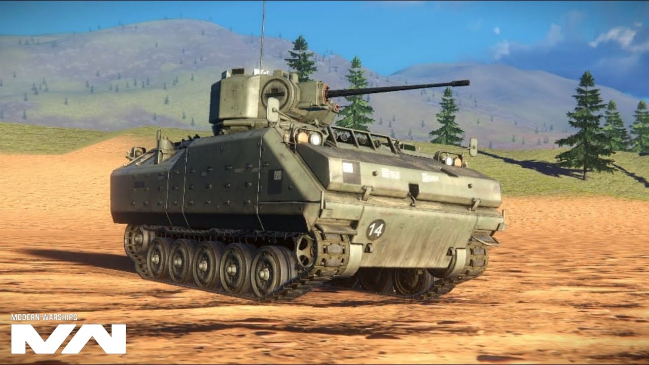 XM800T LIGHT TANK IN MODERN WARSHIPS - YouTube