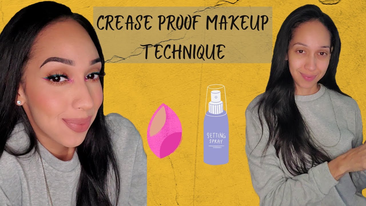 Crease Proof Makeup Technique For A Smooth Finish! - YouTube