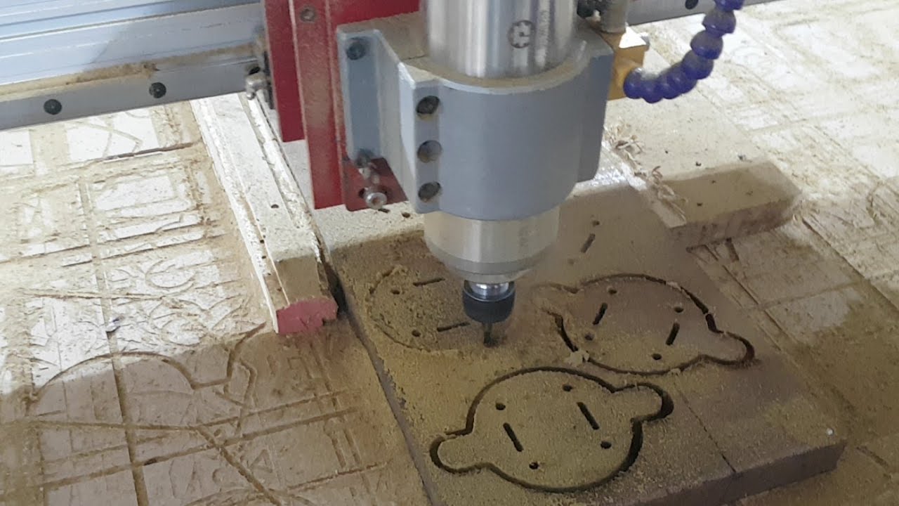 Corte Em Router Cnc - YouTube