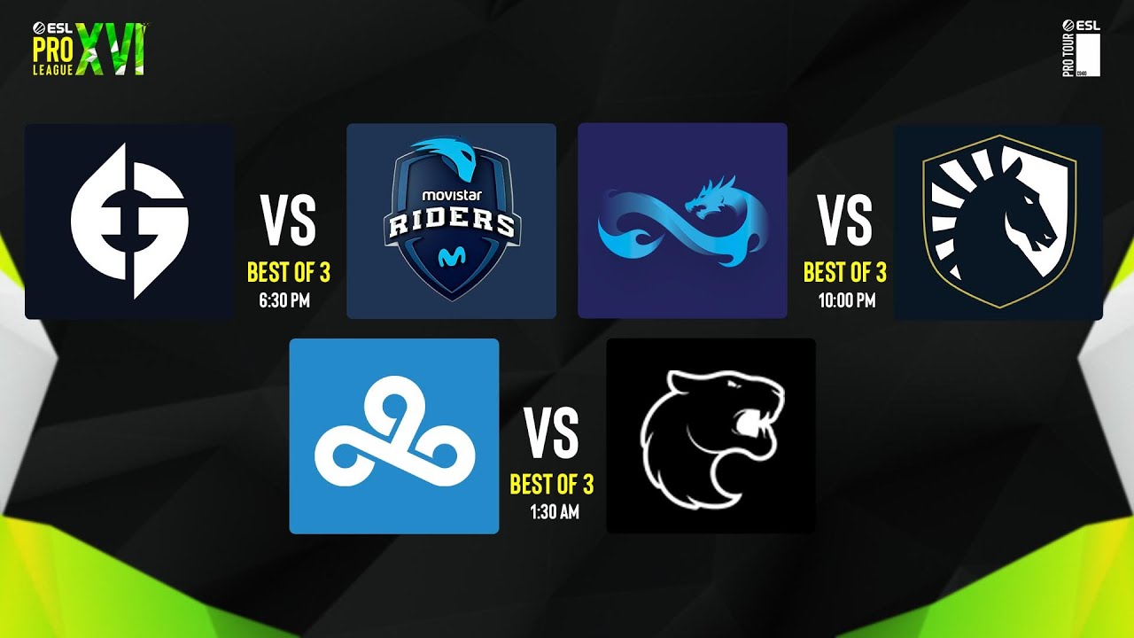 EG vs MRS | Liquid vs Eternal Fire | FURIA vs Cloud9 | ESL Pro League S16 | Group D | Day 4 [FIL ...