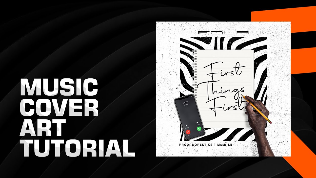 Music Cover Art Design Tutorial - YouTube