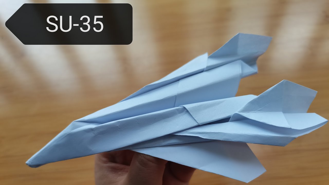 How to make a paper Su-35 - YouTube