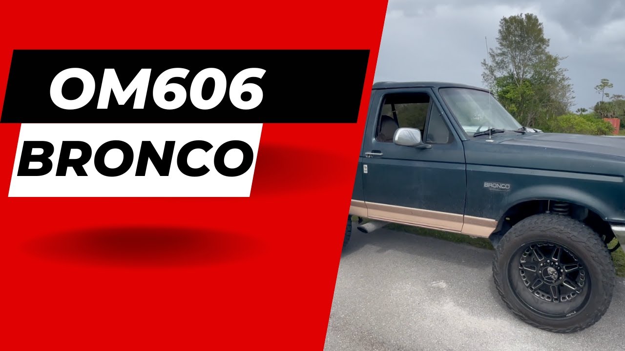 Turbo Diesel Ford Bronco Alive Again - YouTube