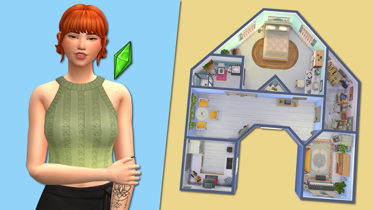 Creo al sim de la letra A 🎨 Sims 4 Alphabet Build Challenge - YouTube