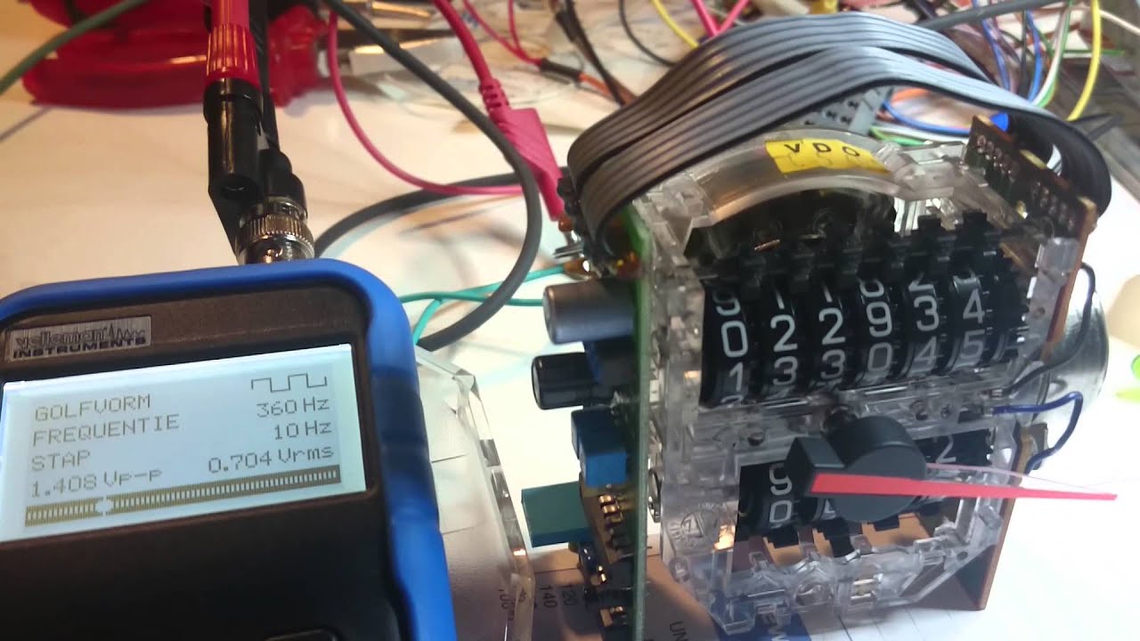 Volvo 480 speedometer odometer test - YouTube