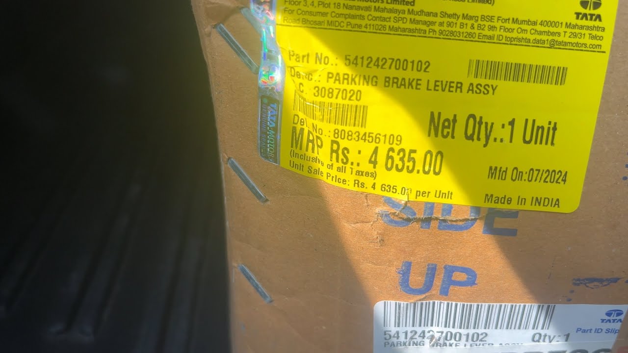 Tata harrier hand brake struck complaint (@skilledmechanictamil ) - YouTube