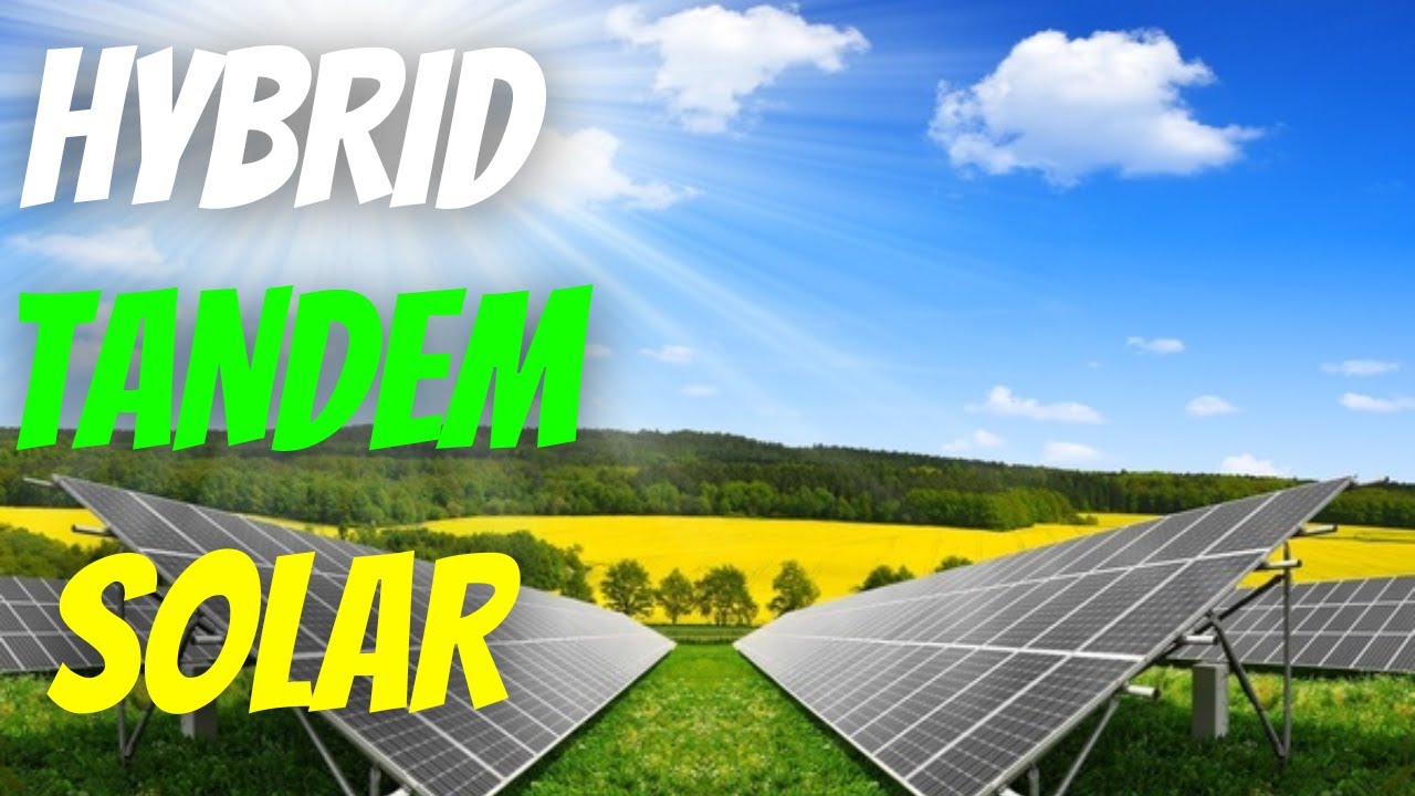NREL Solar Cell Efficiency Now Includes Hybrid Tandems 2024 - YouTube
