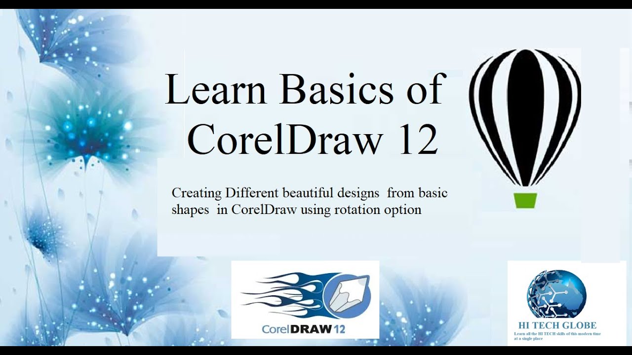 Creating Different designs from basic shapes in CorelDraw using ...