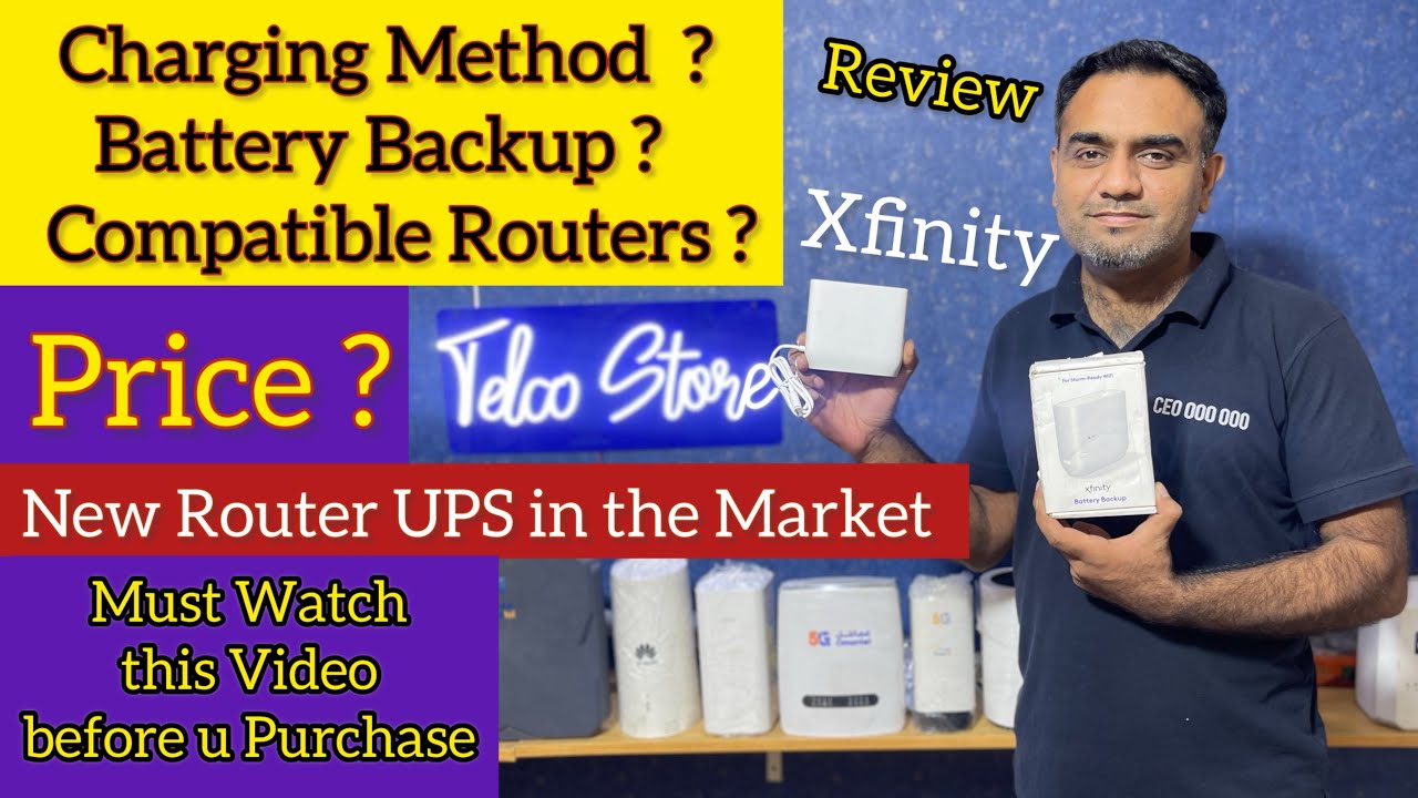 Xfinity Router UPS Price Review & Unboxing || Charging Method ...