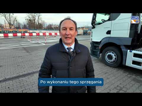 Procedura sprzęgania i rozprzęgania nowego zestawu pojazdów kategorii C+E.