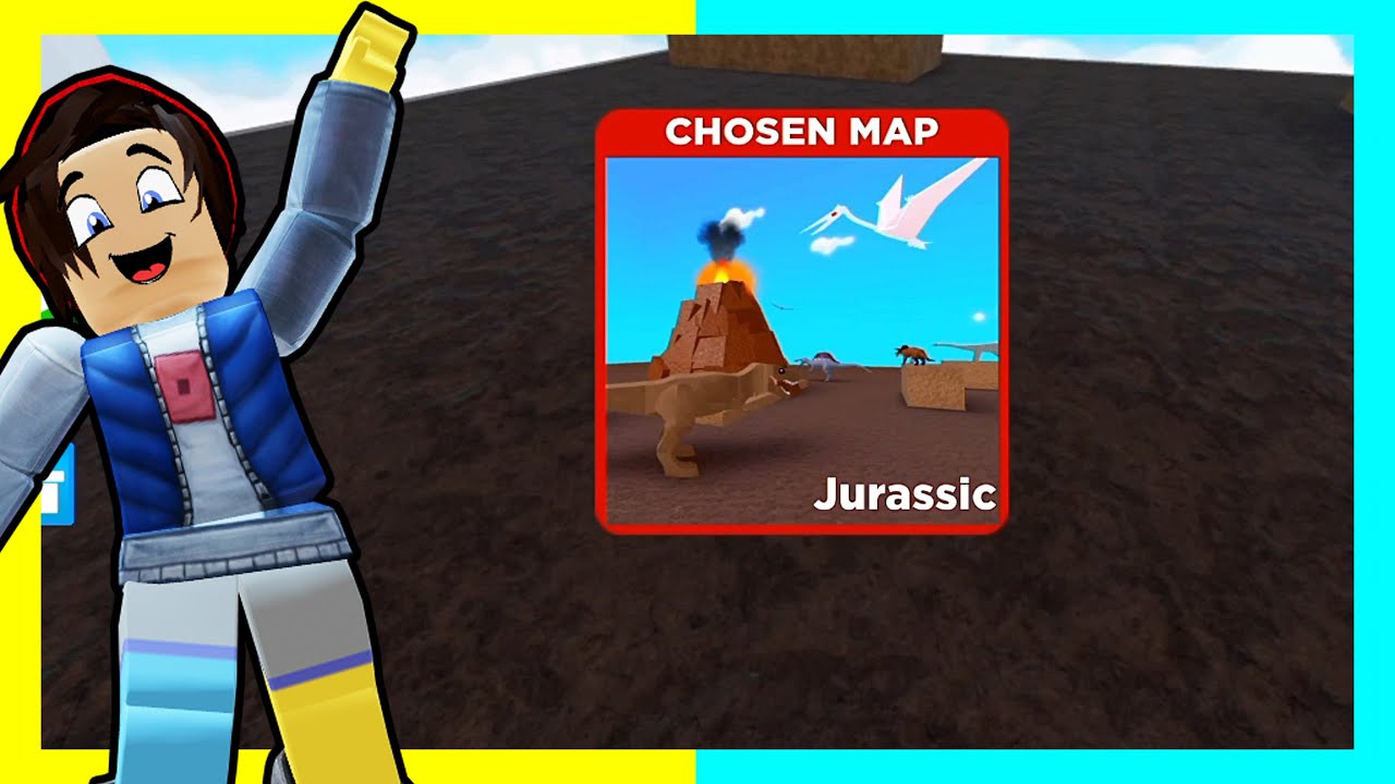 MoozV main lantai adalah lava Maps JURASSIC ROBLOX - YouTube