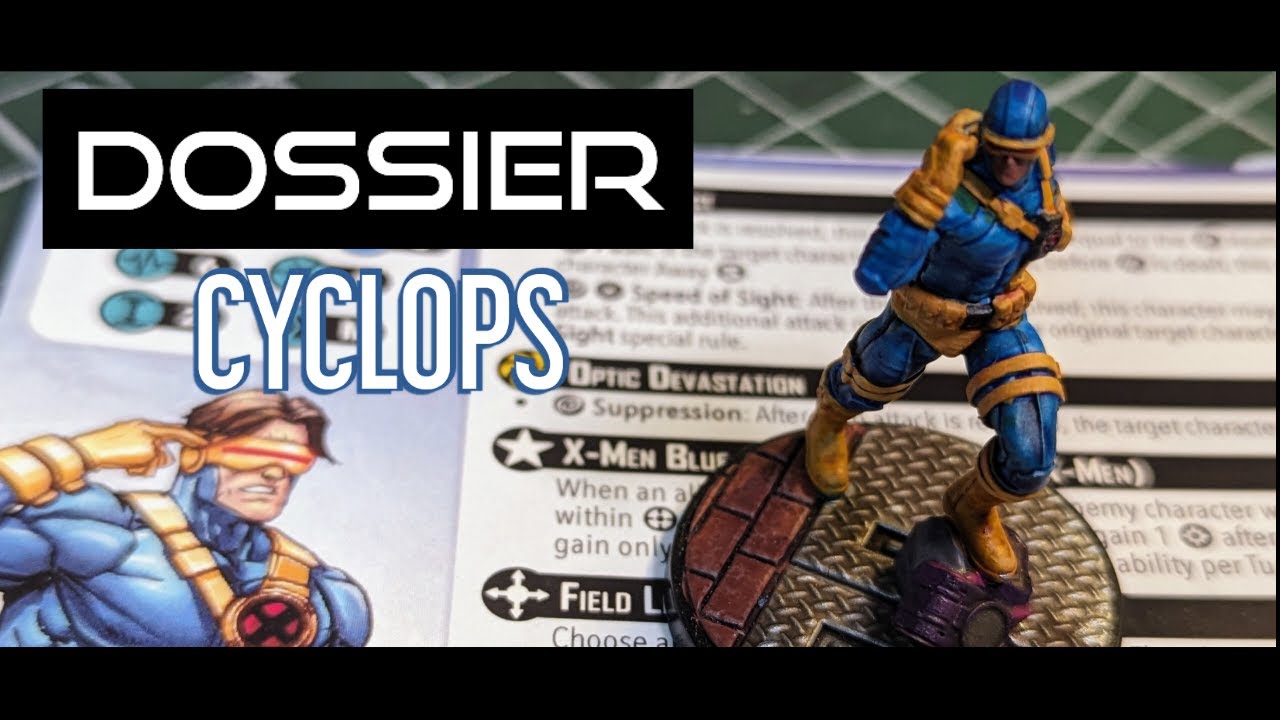 Marvel Crisis Protocol Dossier - Cyclops - YouTube