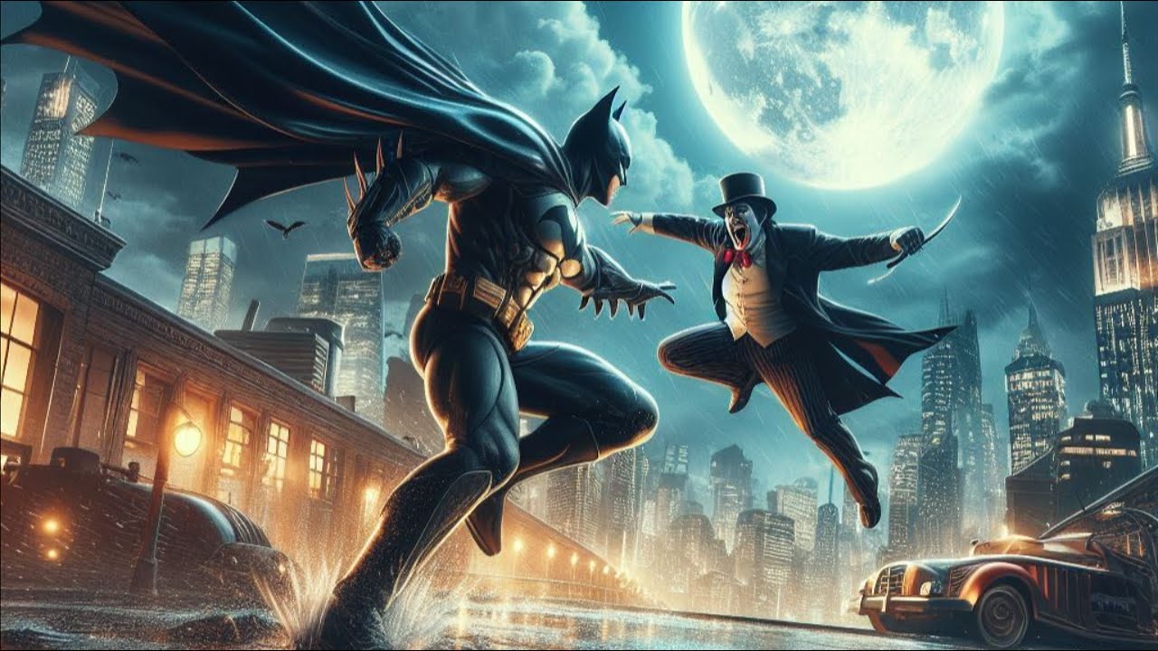 Batman Fighting Penguin & Grundy - Arkham City - YouTube