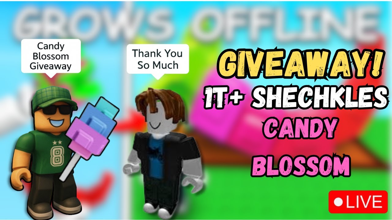 🔴ROBLOX LIVE! GROW A GARDEN! 1T SHECHKLES GIVEAWAY (REAL) - YouTube
