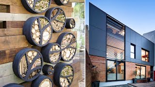 Top 80 Home exterior wall design ideas | Stylish outdoor wall decor designs, wall texture, cladding