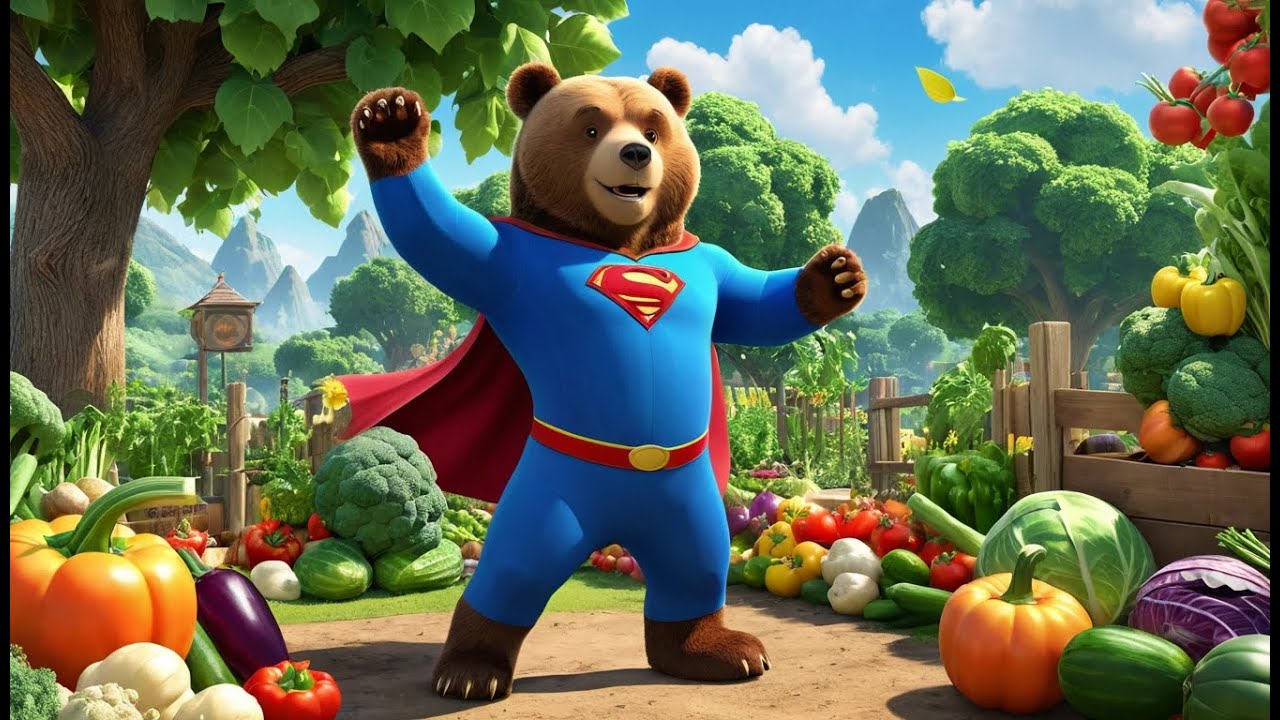 Veggie Bear Yes Yes Veggies | Fun Healthy Eating Song for Kids ...
